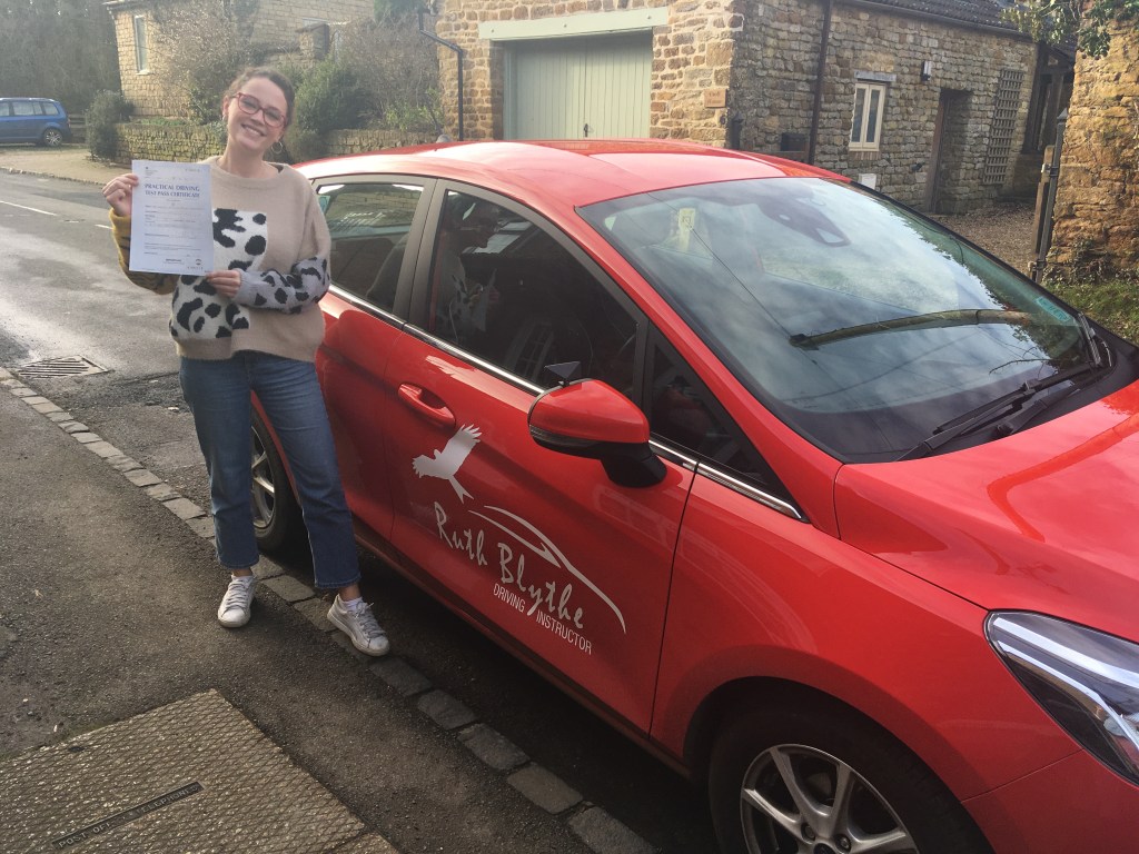 First test of the year! – Ruth Blythe Driving Instructor